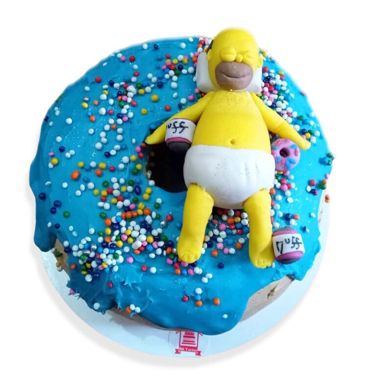 Torta dona Homero Simpson | La casa de las mil tortas
